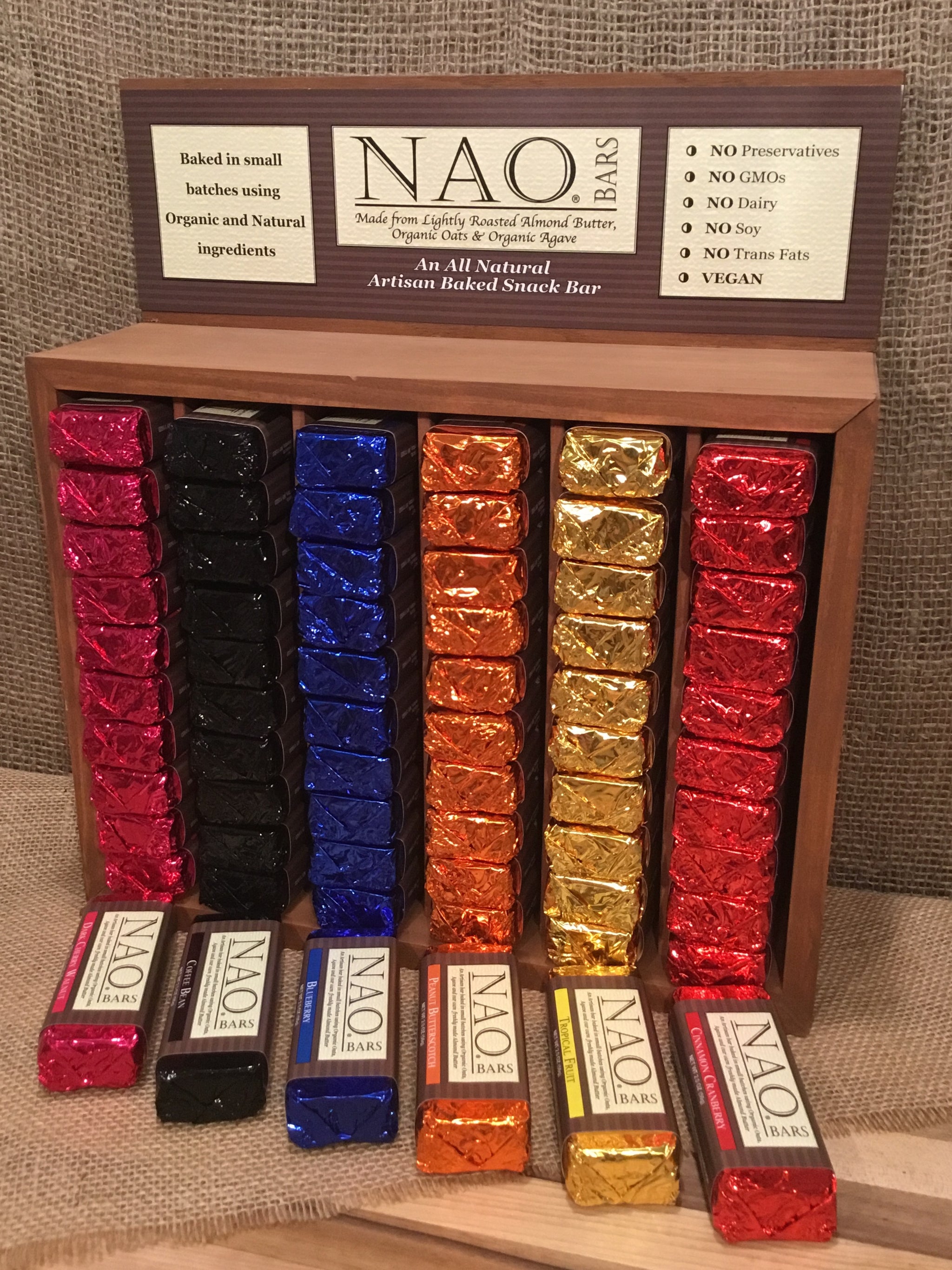 Gluten Free Vegan Snack Bars – NAO Bars