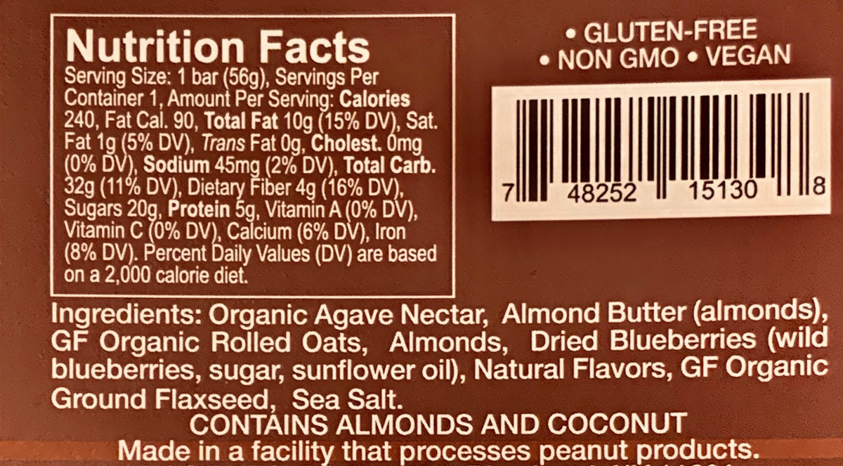 BLUEBERRY – NAO Bars